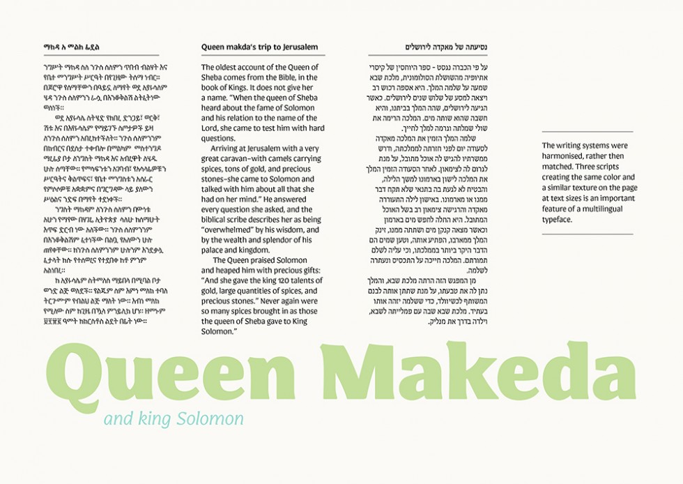 Makeda typeface - Liron Lavi Turkenich